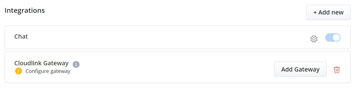 Integrar o CloudLink Gateway com Mitel Administration